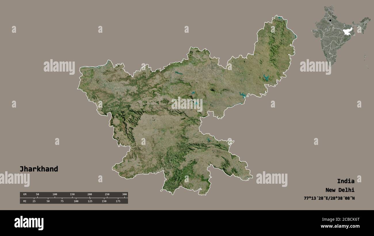 Jharkhand Map High Resolution Stock Photography and Images - Alamy
