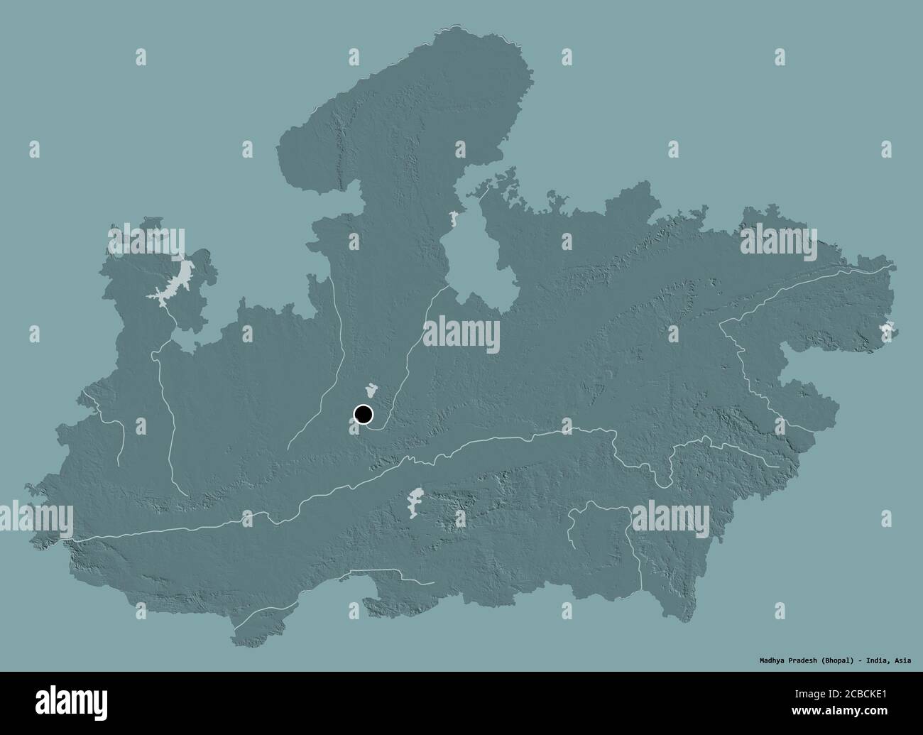 Madhya Pradesh Map High Resolution Stock Photography and Images - Alamy