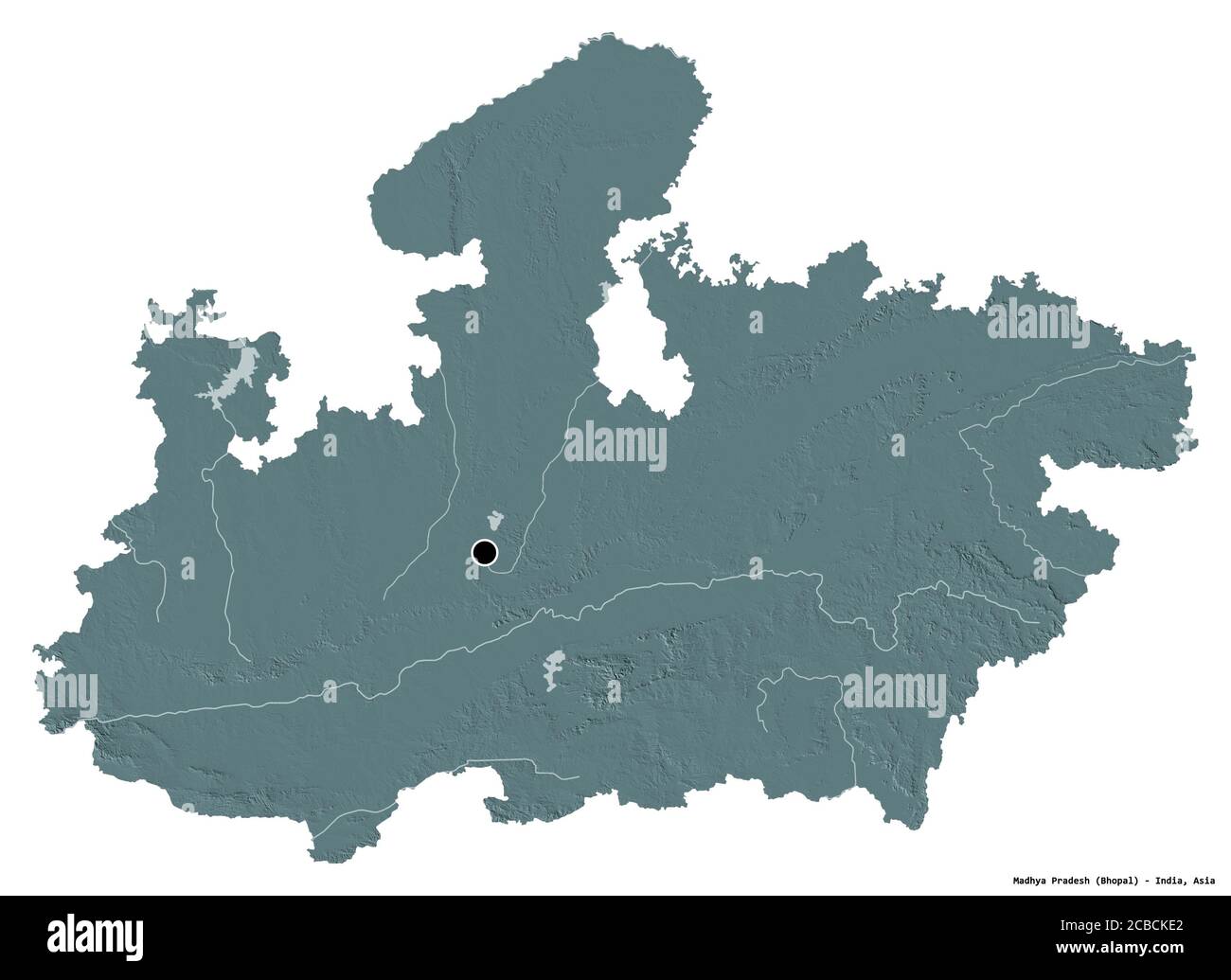 Madhya Pradesh Map High Resolution Stock Photography and Images - Alamy