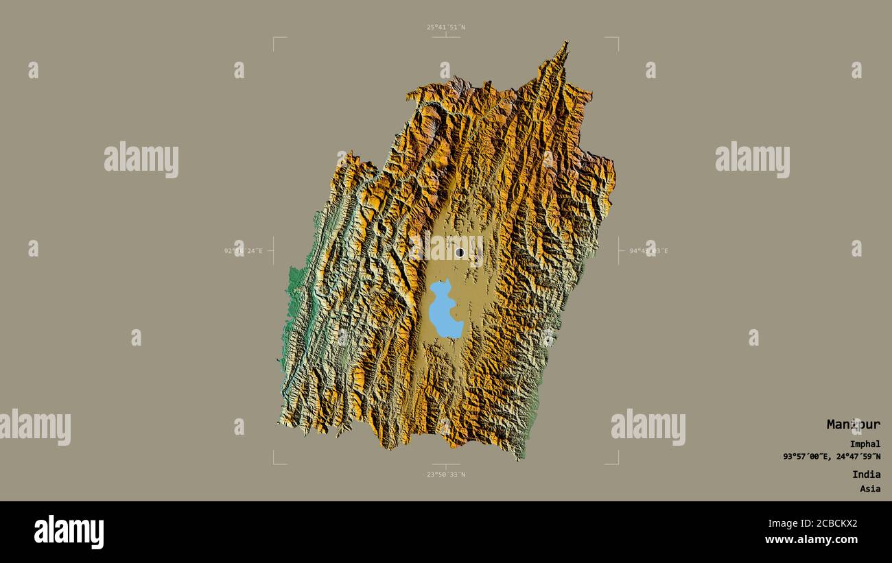 Map manipur in hi-res stock photography and images - Alamy