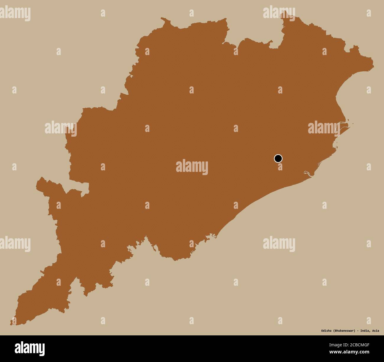 Odisha map hi-res stock photography and images - Alamy