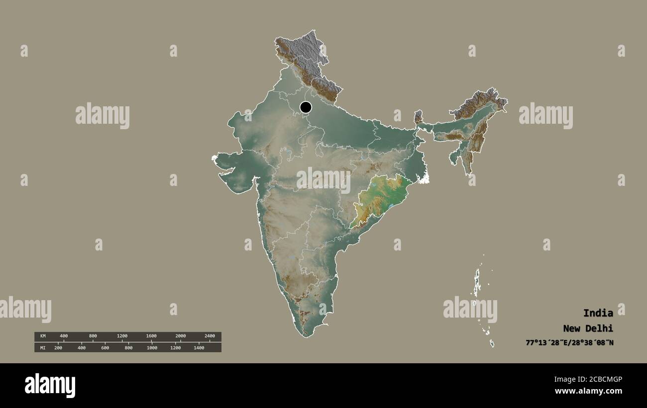 Odisha map High Resolution Stock Photography and Images - Alamy