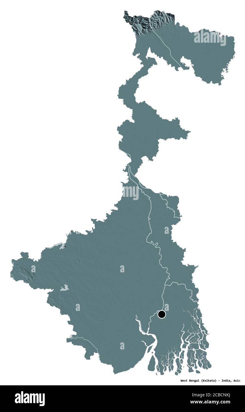 West Bengal Map High Resolution Stock Photography and Images - Alamy