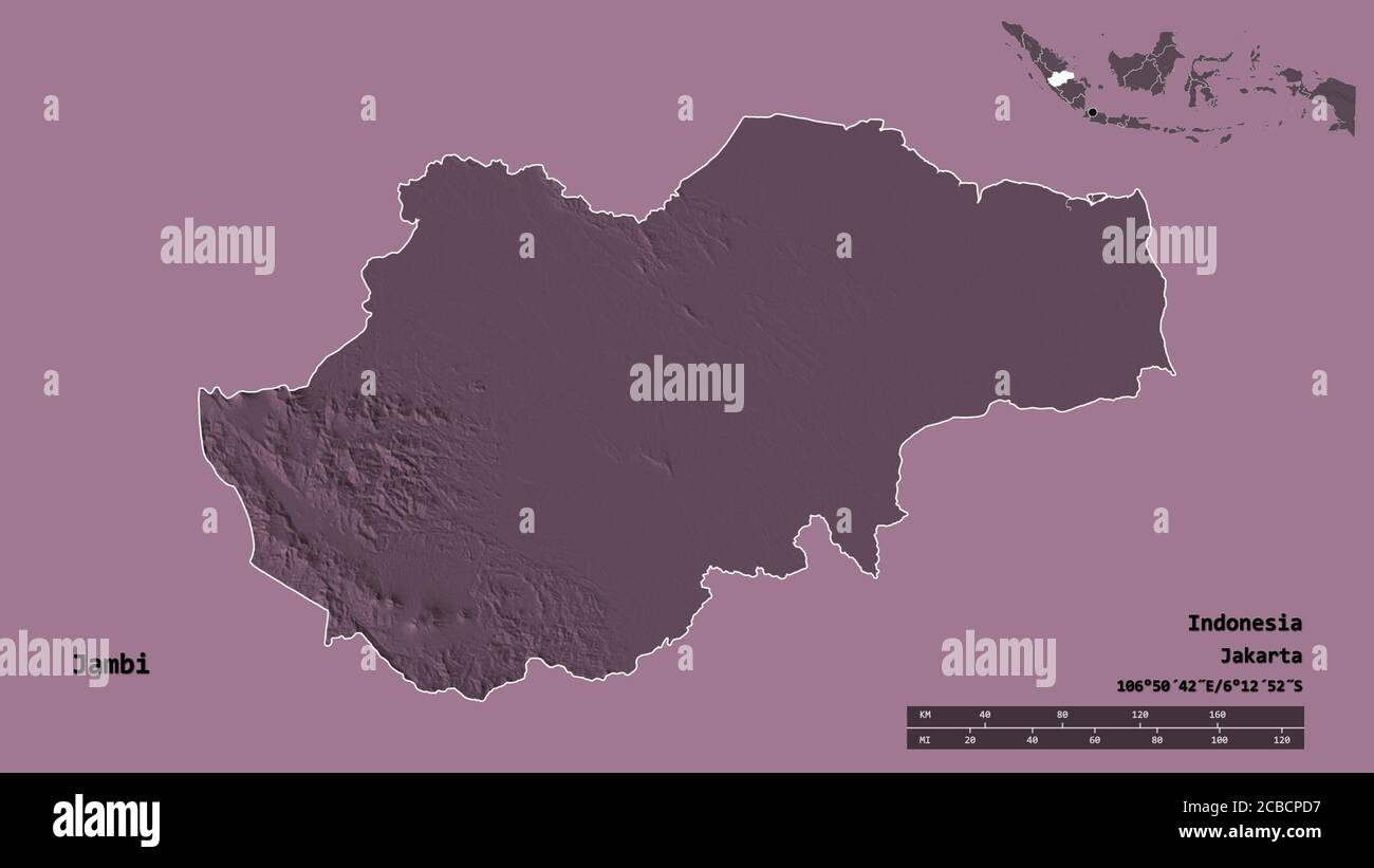Map of jambi hi-res stock photography and images - Alamy