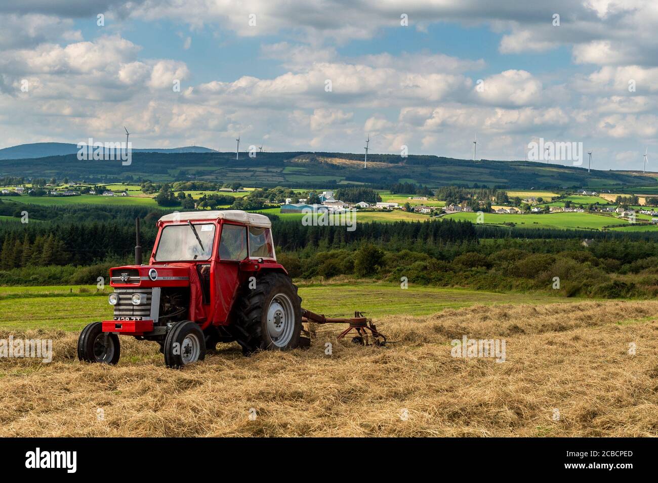 Drinagh, West Cork, Ireland. 12th Aug, 2020. Drinagh farmer George ...