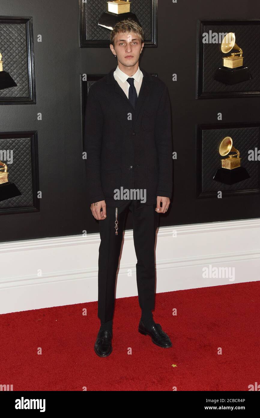 LOS ANGELES - JAN 26: Anwar Hadid at the 62nd Grammy Awards at the ...