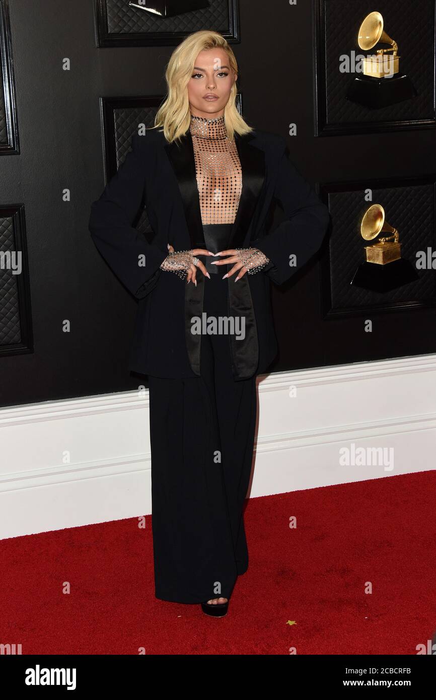 LOS ANGELES - JAN 26: Bebe Rexha at the 62nd Grammy Awards at the ...