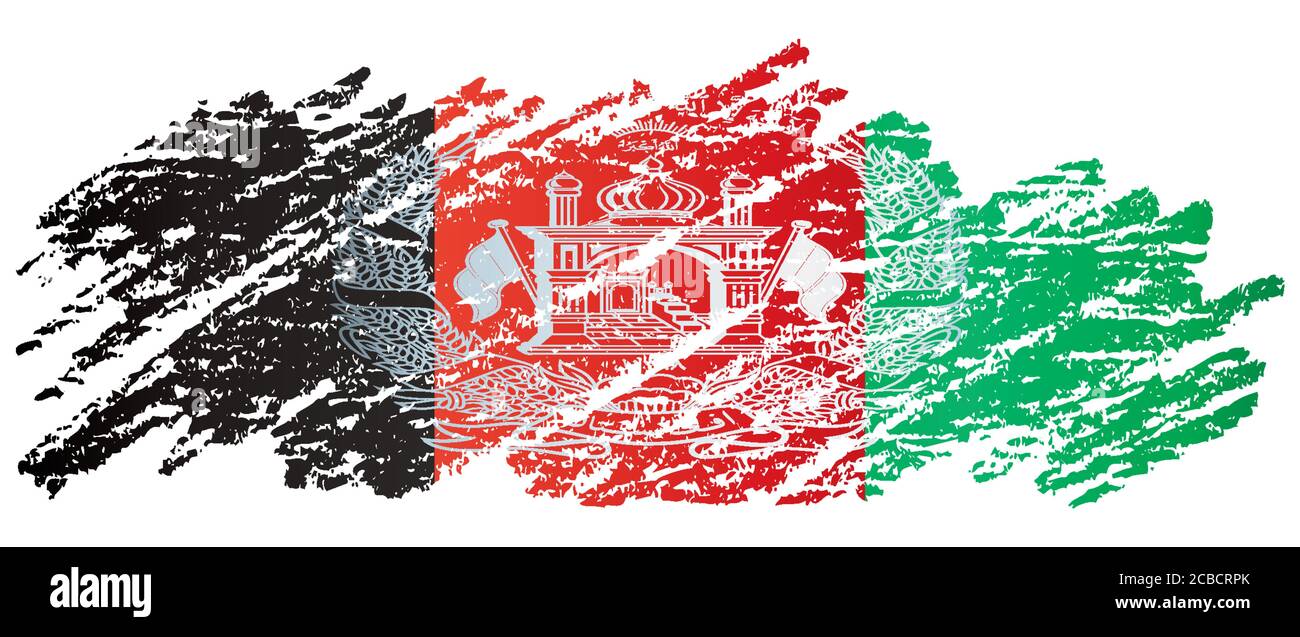 Flag of Afghanistan, Islamic Republic of Afghanistan. template for ...