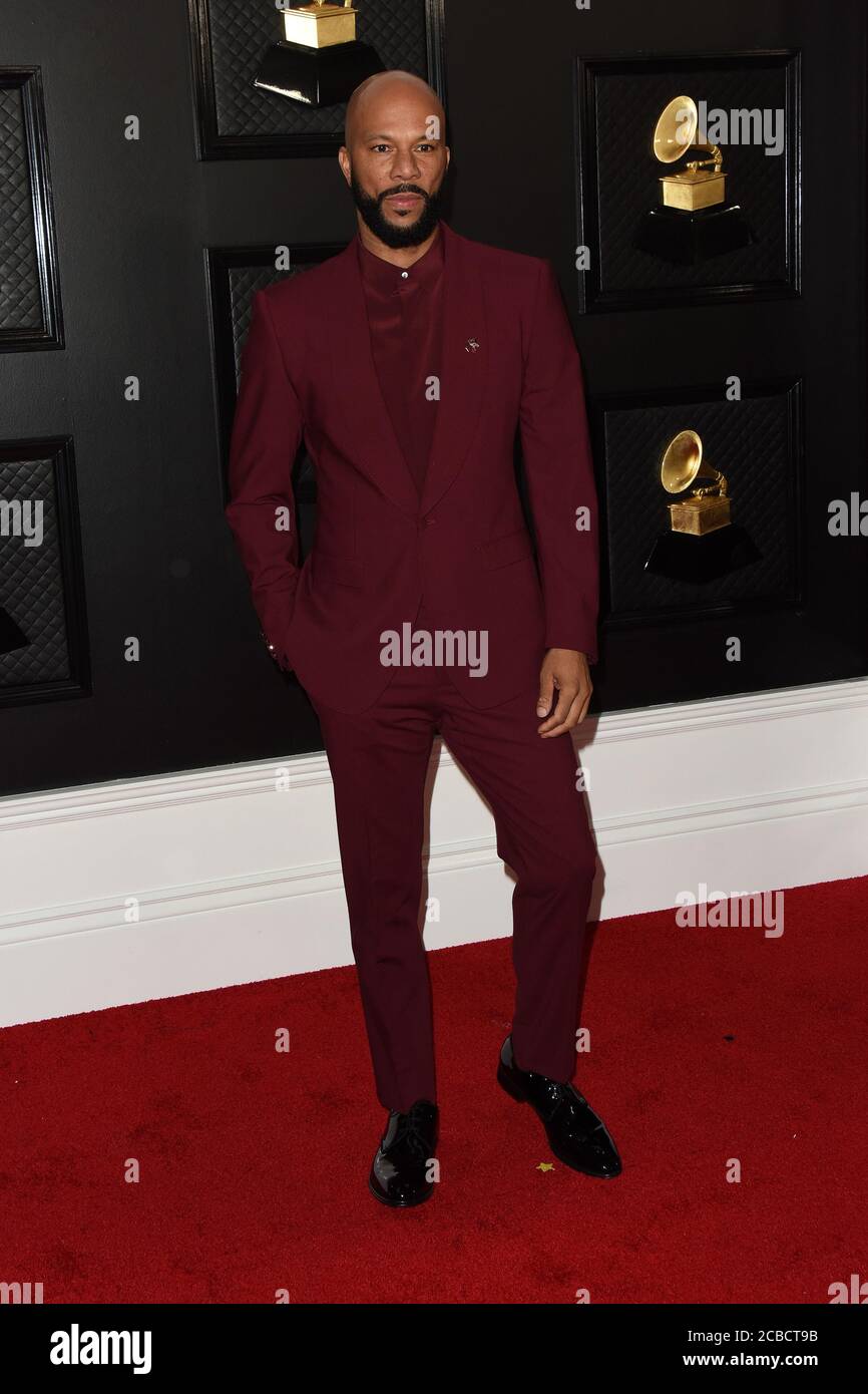 LOS ANGELES - JAN 26: Common at the 62nd Grammy Awards at the Staples ...