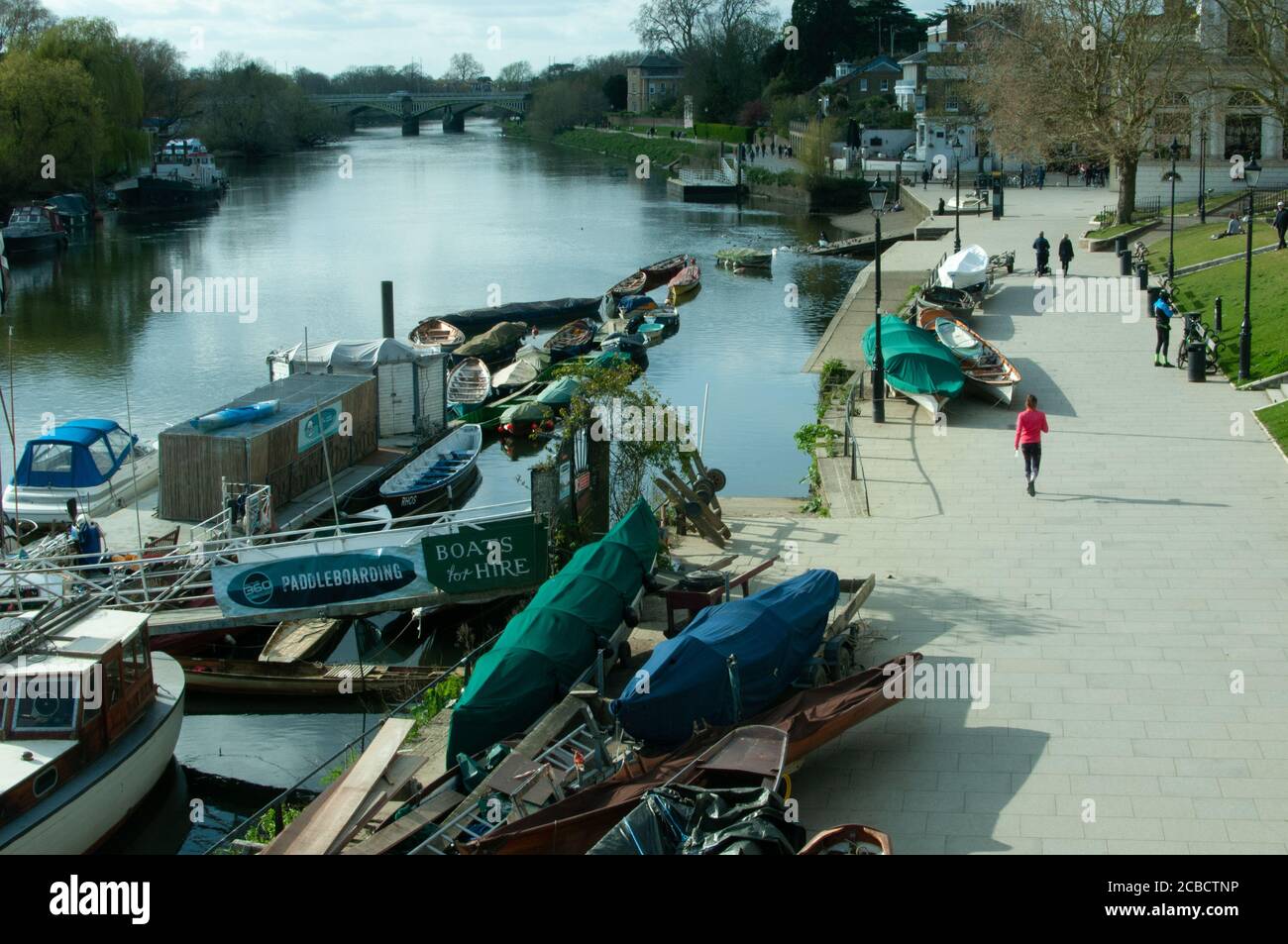 Richmond Riverside, Richmond upon Thames Surrey Stock Photo - Alamy
