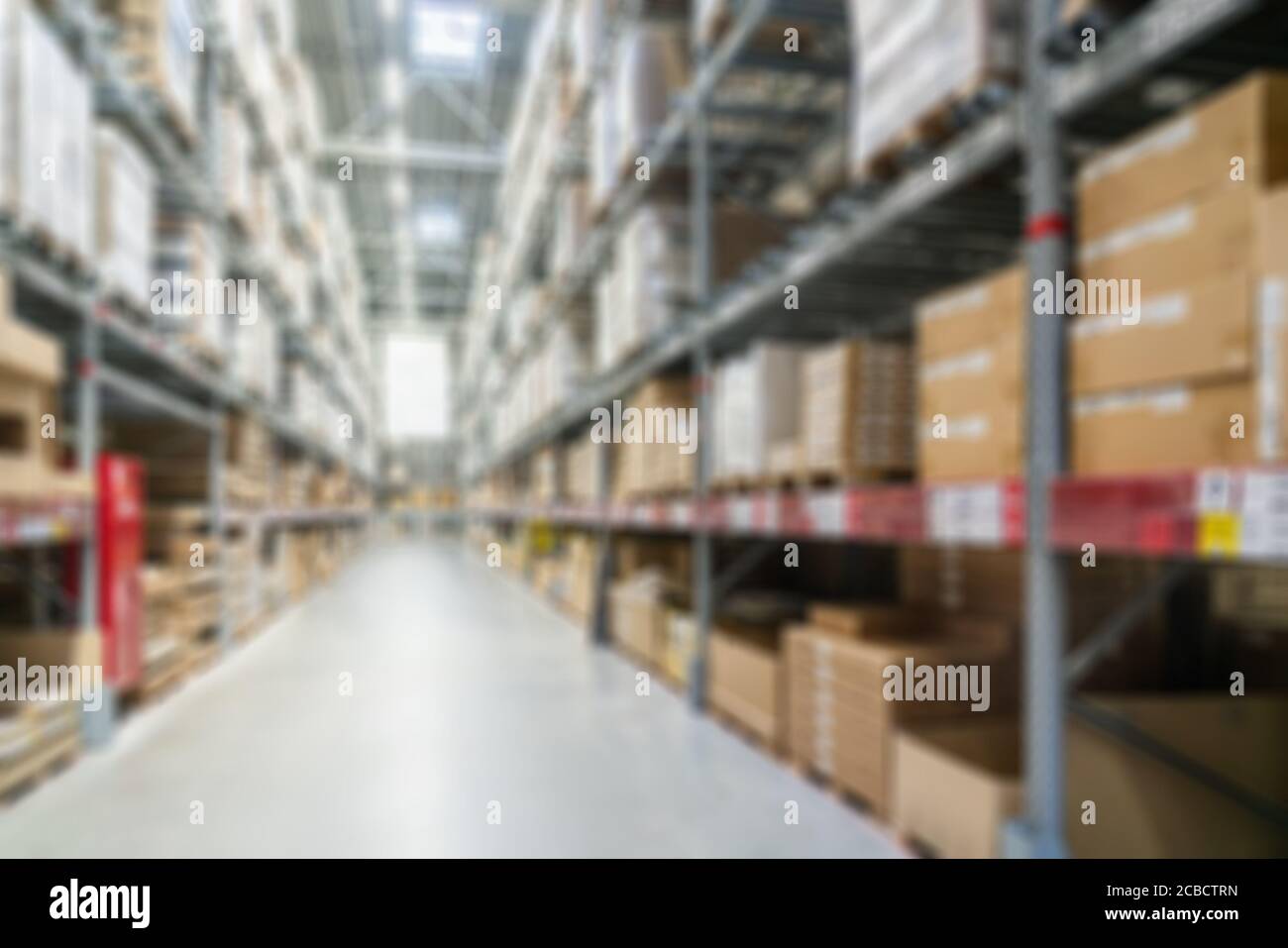 Abstract blurred shopping mall interior background. Blur corridor or ...