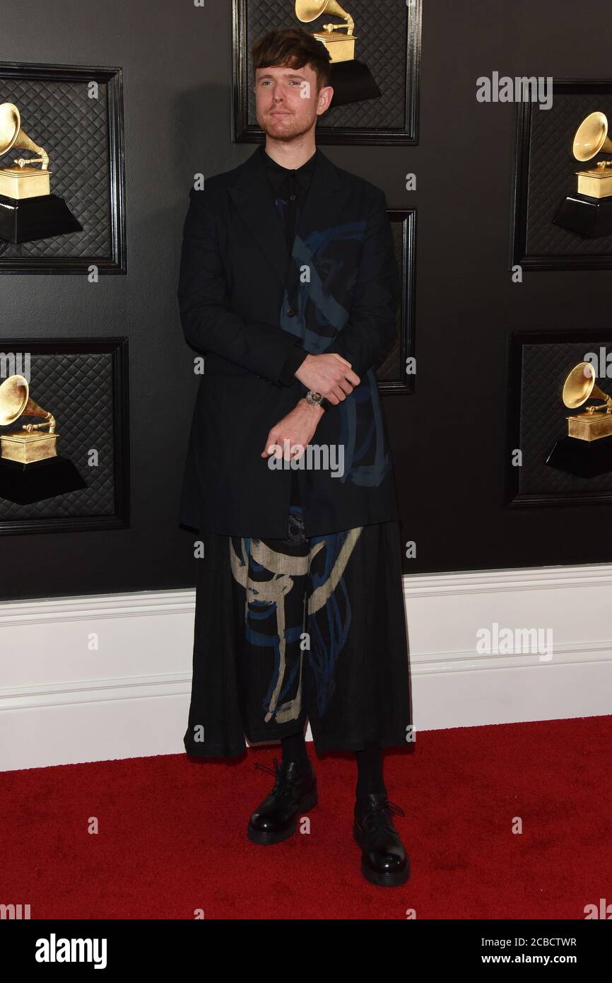 LOS ANGELES - JAN 26: James Blake at the 62nd Grammy Awards at the ...