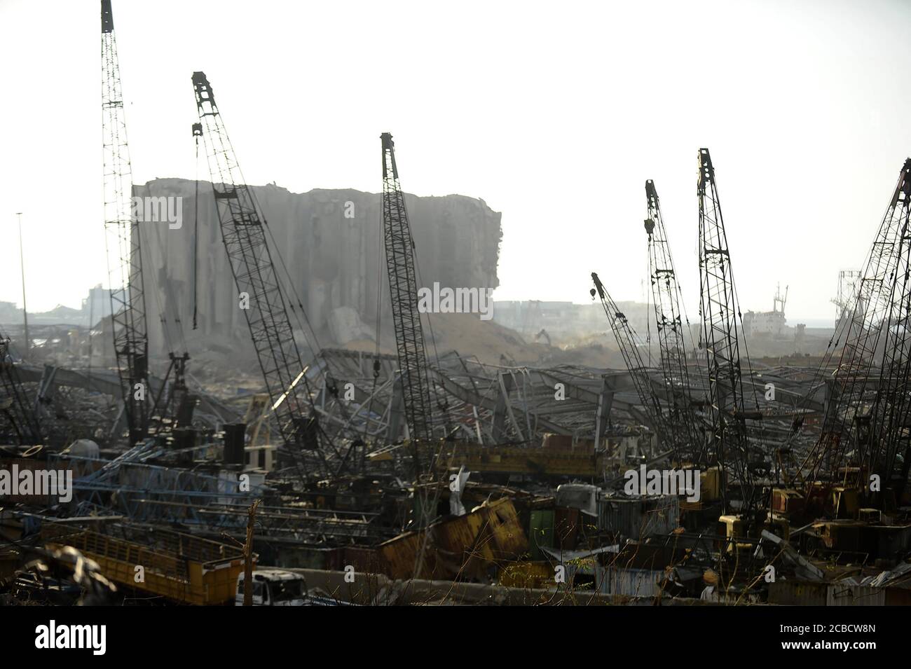 Beirut massive explosion hi-res stock photography and images - Alamy