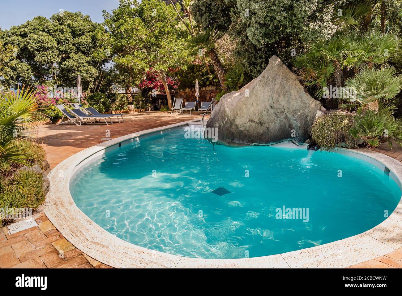 waters of thermal pool in Italy Stock Photo - Alamy