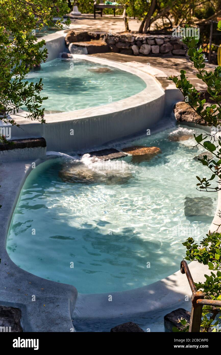 waters of thermal pool in Italy Stock Photo - Alamy