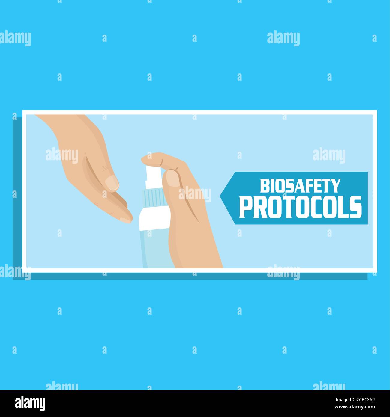 Biosafety protocols poster Stock Vector Image & Art - Alamy