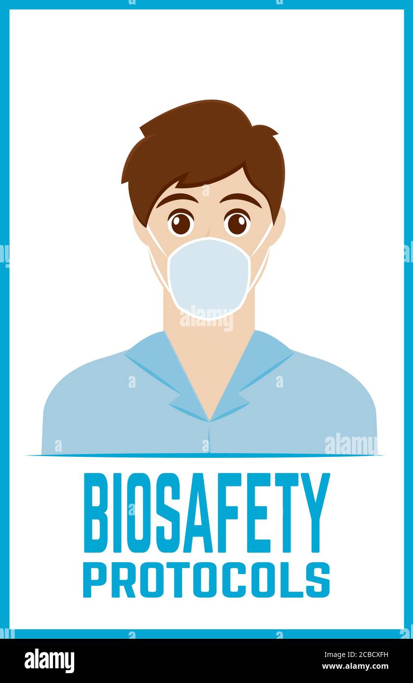 Biosafety protocols poster Stock Vector Image & Art - Alamy