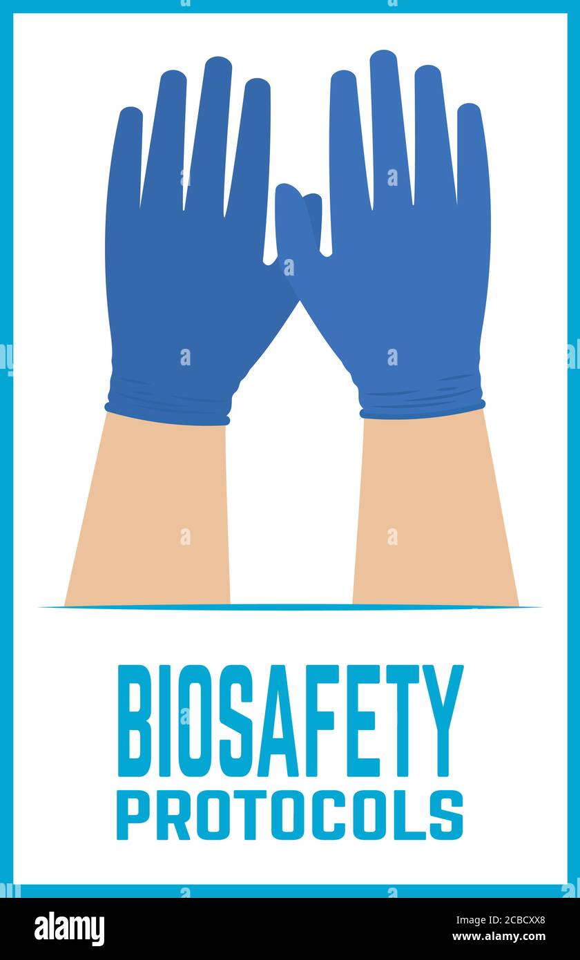 Biosafety protocols poster Stock Vector Image & Art - Alamy