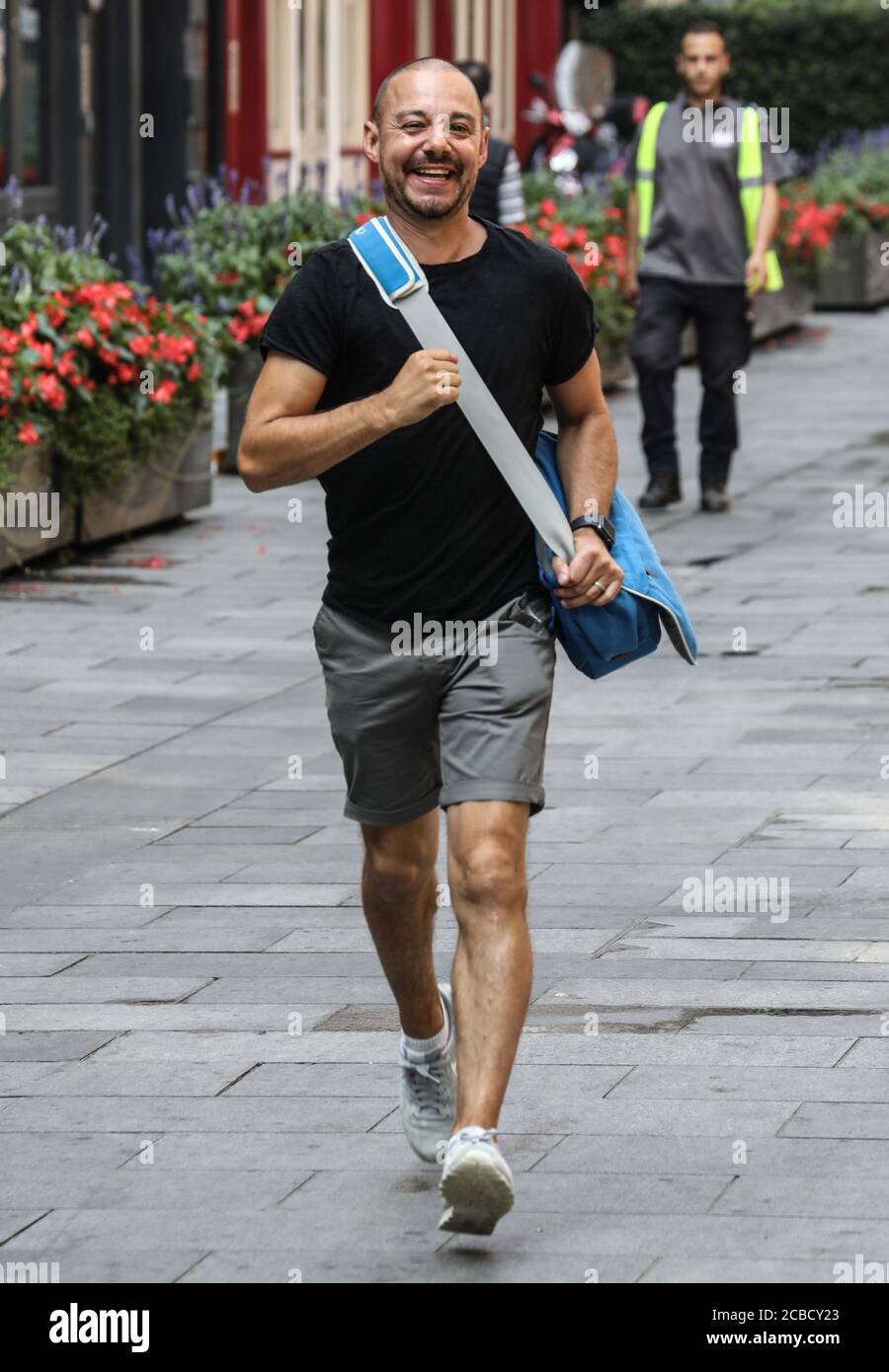 Jason King seen departing The Global Radio Studios In London Stock ...