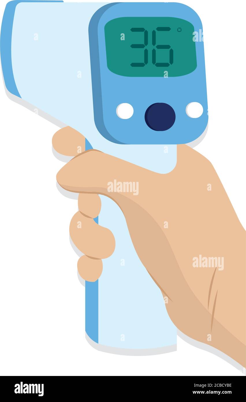 Infrared thermometer icon Stock Vector Image & Art - Alamy