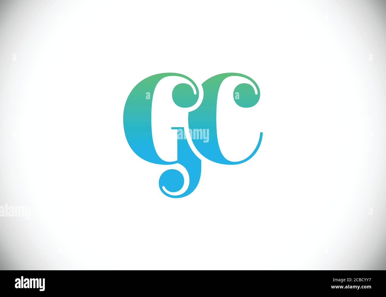 G C Initial Letter Logo design, Graphic Alphabet Symbol for Corporate ...