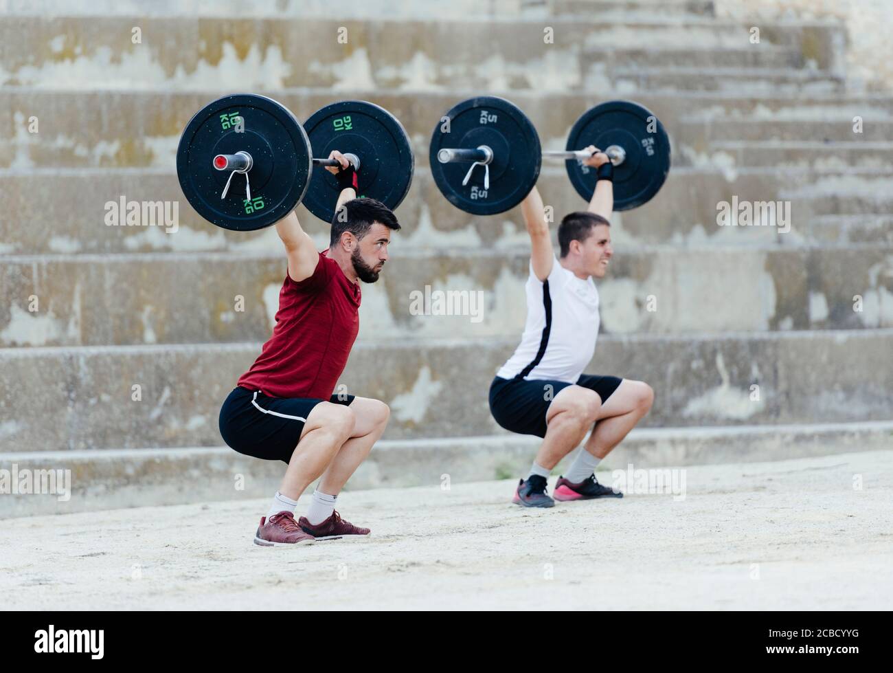 Weightlifters hi-res stock photography and images - Alamy