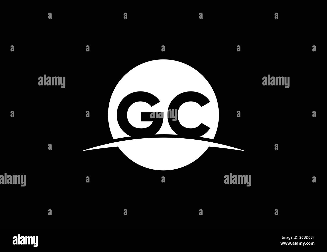 G C Initial Letter Logo design, Graphic Alphabet Symbol for Corporate ...