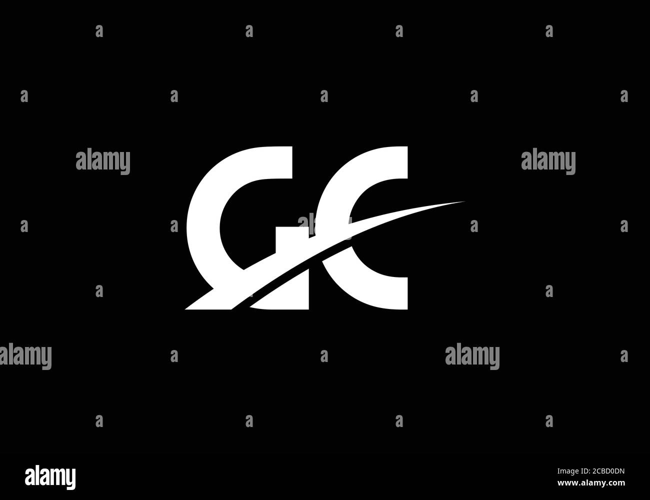 G C Initial Letter Logo design, Graphic Alphabet Symbol for Corporate ...