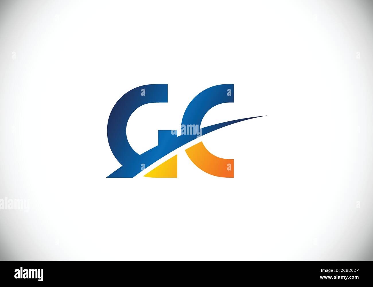 G C Initial Letter Logo design, Graphic Alphabet Symbol for Corporate ...