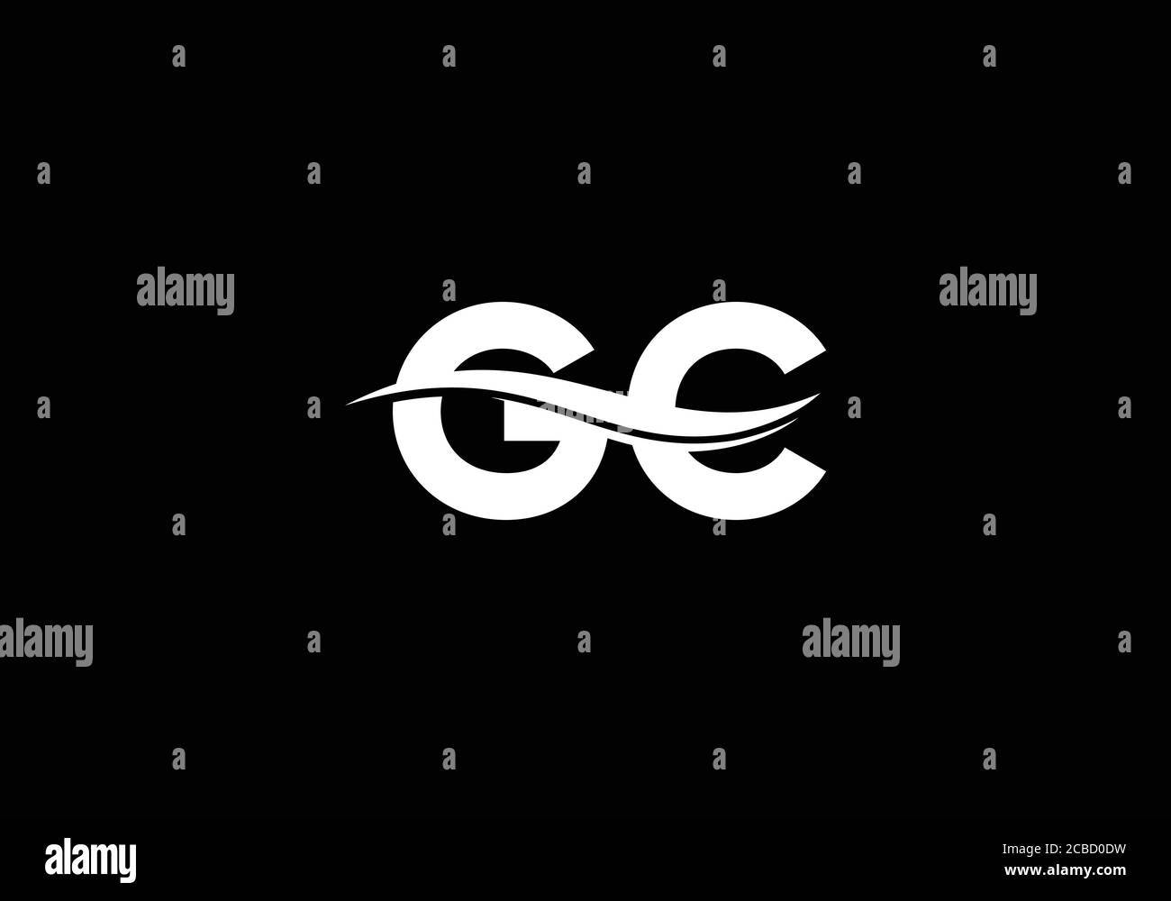 G C Initial Letter Logo design, Graphic Alphabet Symbol for Corporate ...