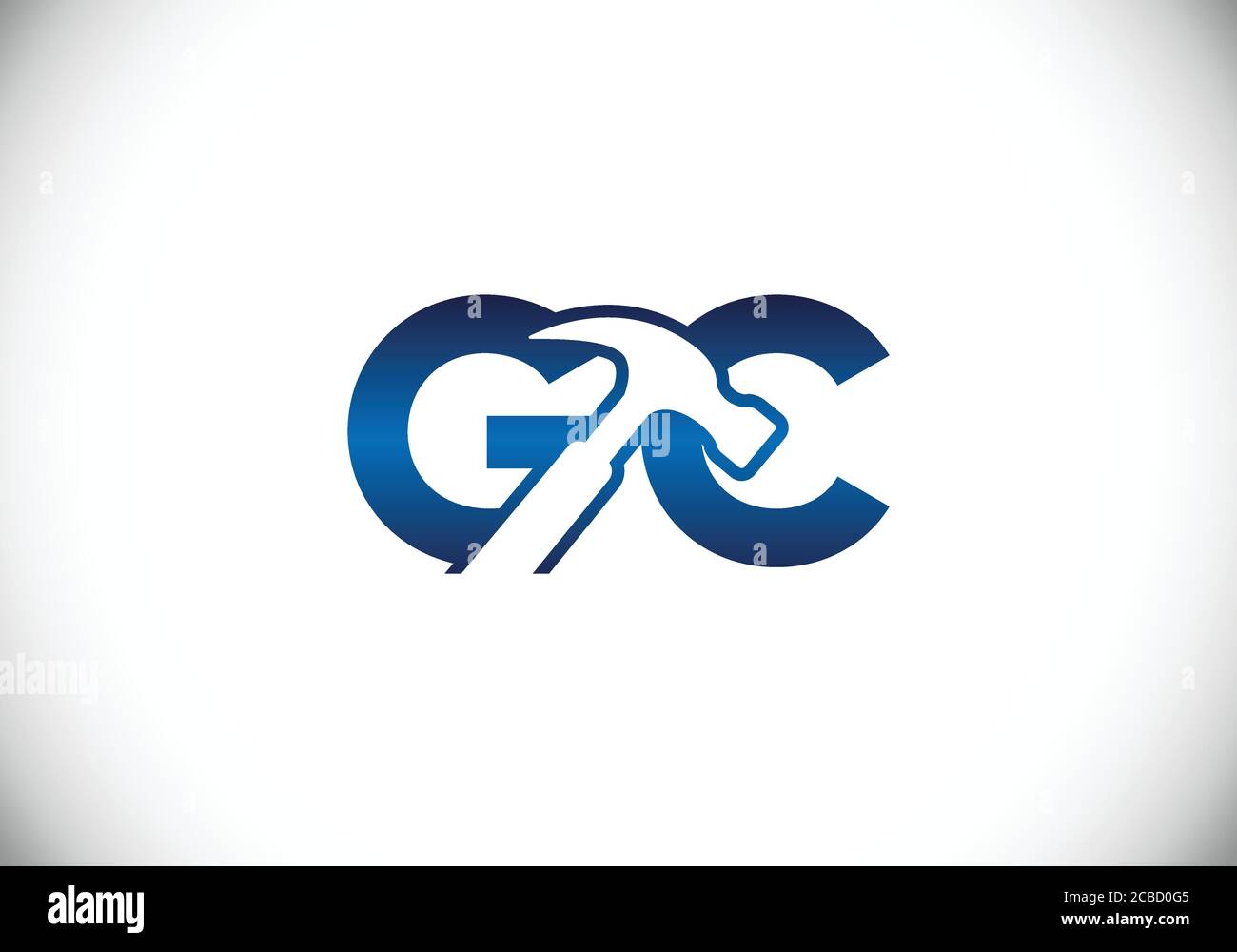 G C Initial Letter Logo design, Graphic Alphabet Symbol for Corporate ...