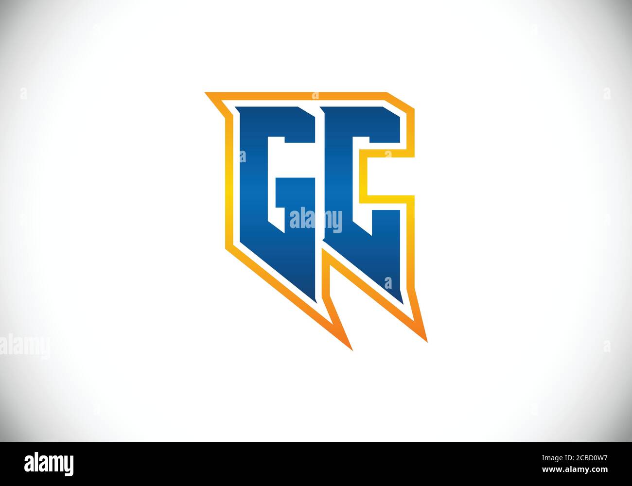 G C Initial Letter Logo design, Graphic Alphabet Symbol for Corporate ...