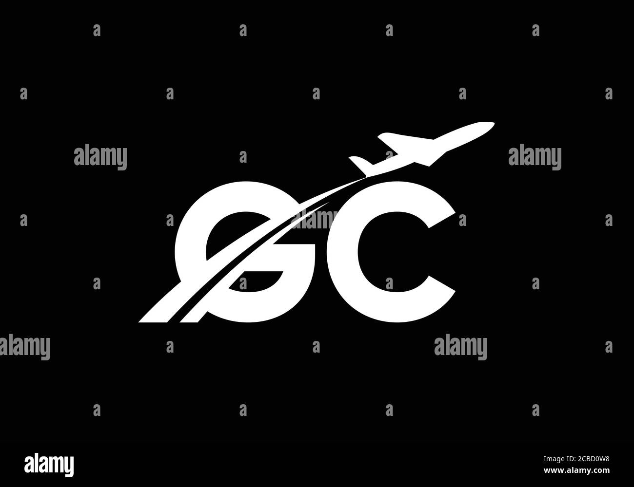 G C Initial Letter Logo design, Graphic Alphabet Symbol for Corporate ...