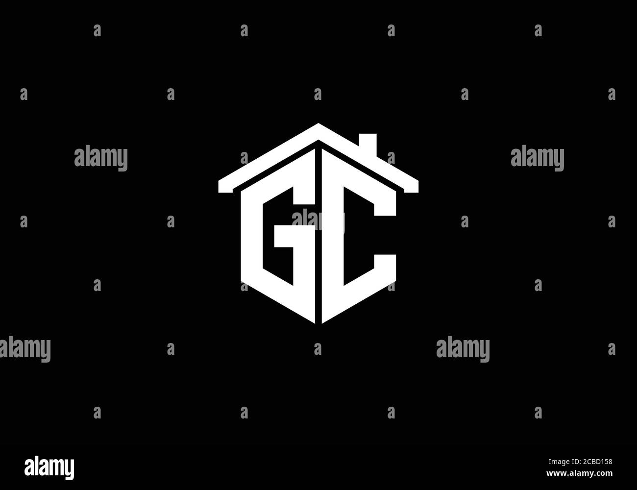 G C Initial Letter Logo design, Graphic Alphabet Symbol for Corporate ...