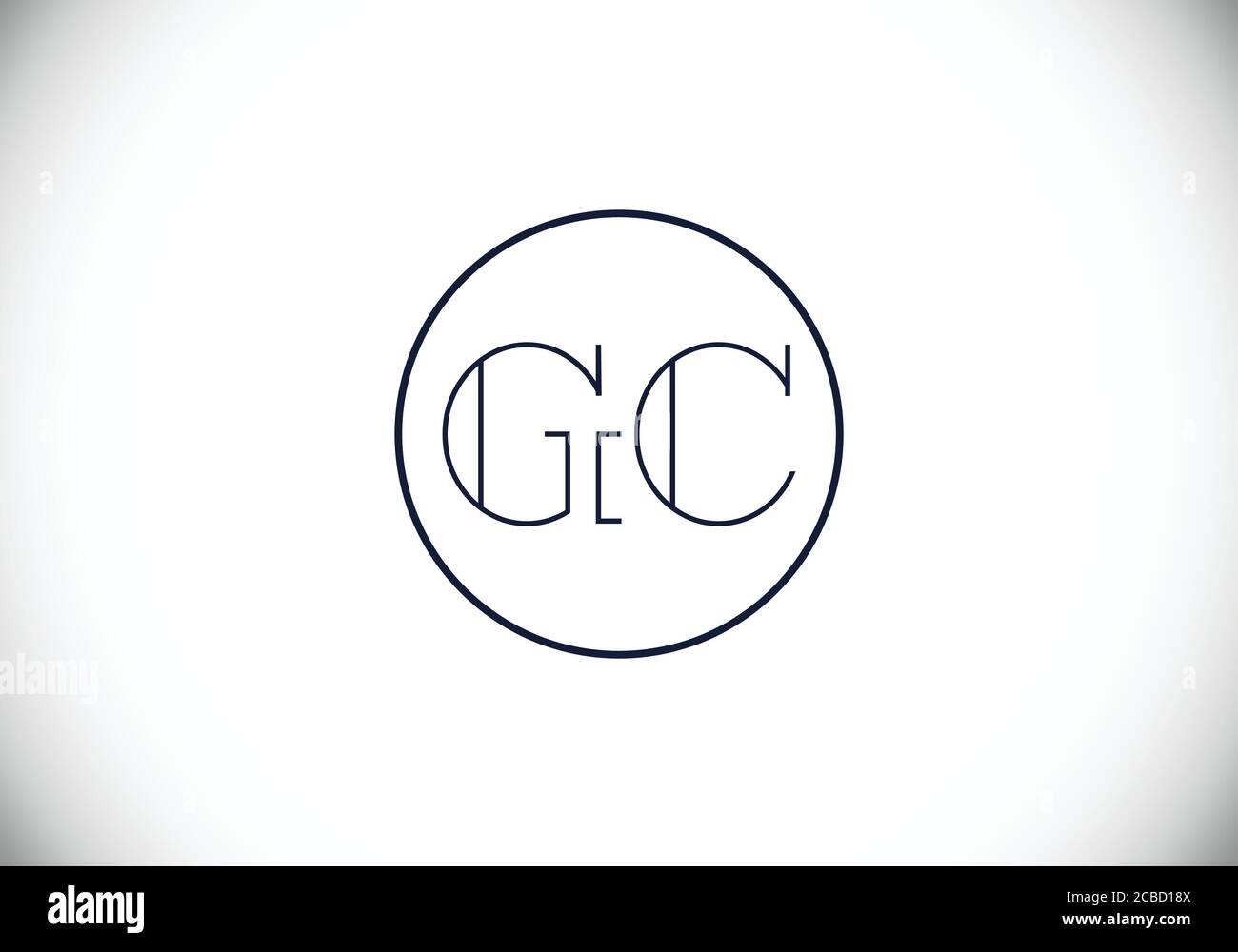 G C Initial Letter Logo design, Graphic Alphabet Symbol for Corporate ...