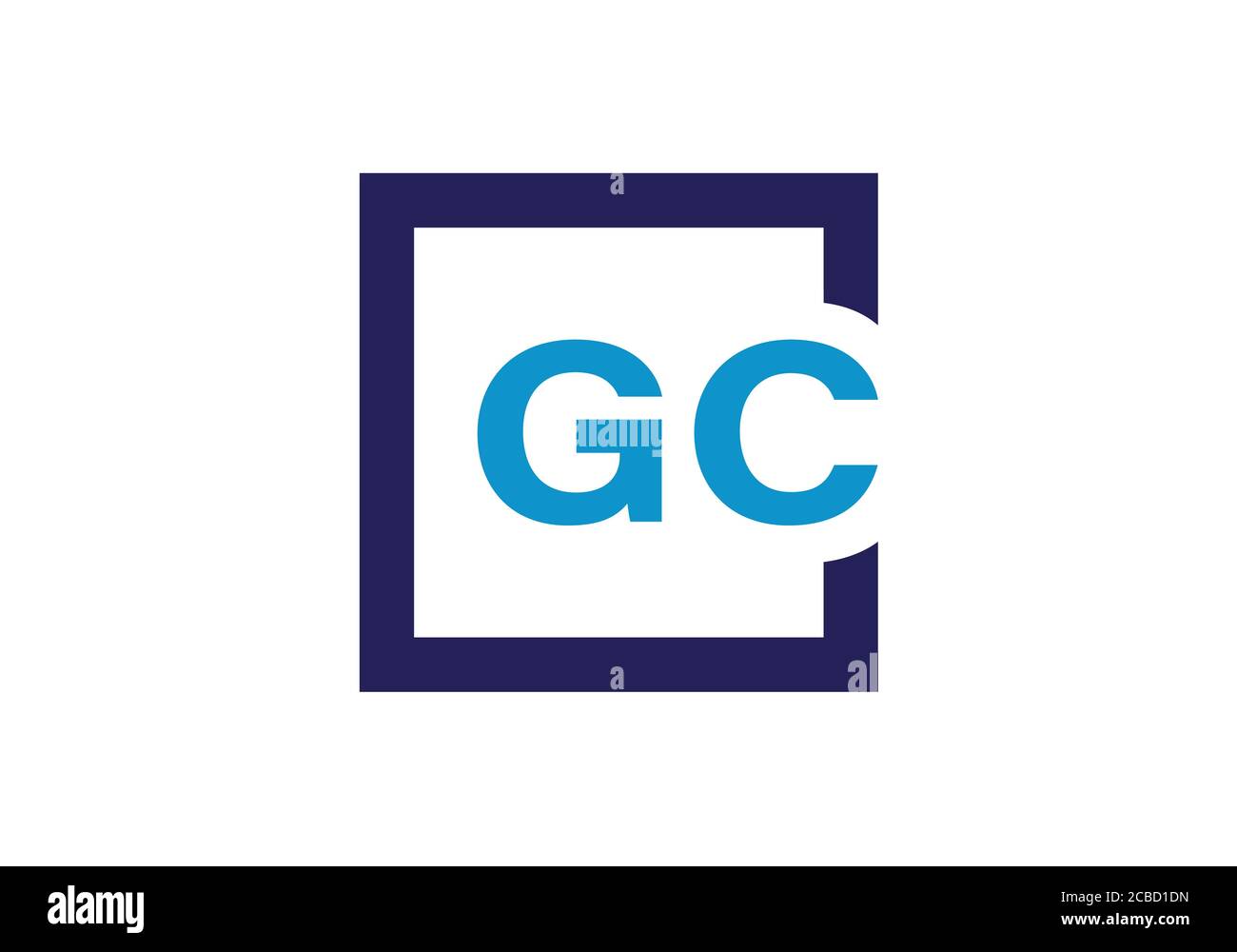 G C Initial Letter Logo design, Graphic Alphabet Symbol for Corporate ...