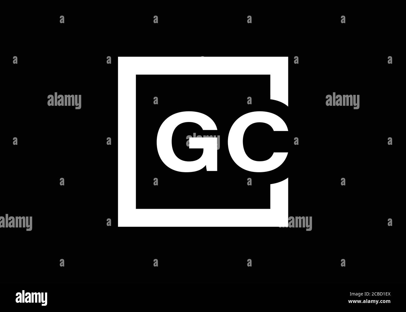 G C Initial Letter Logo design, Graphic Alphabet Symbol for Corporate ...