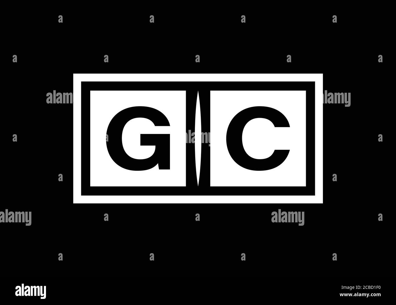 G C Initial Letter Logo design, Graphic Alphabet Symbol for Corporate ...