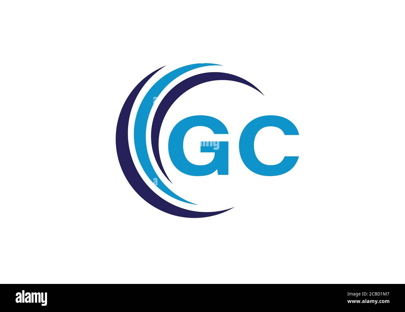 G C Initial Letter Logo design, Graphic Alphabet Symbol for Corporate ...