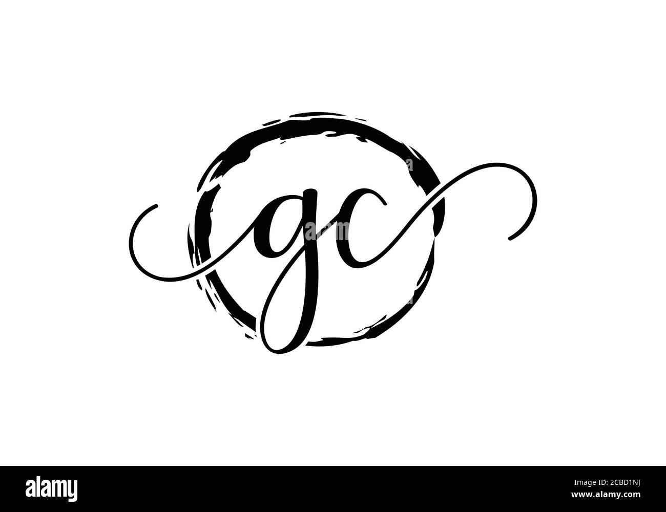G C Initial Letter Logo design, Graphic Alphabet Symbol for Corporate ...