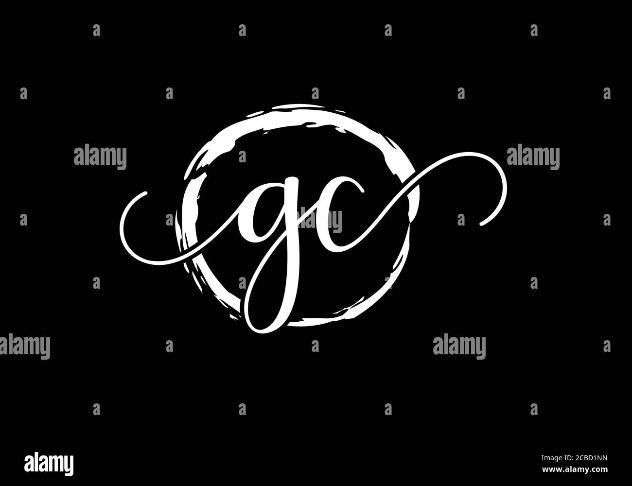 G C Initial Letter Logo design, Graphic Alphabet Symbol for Corporate ...