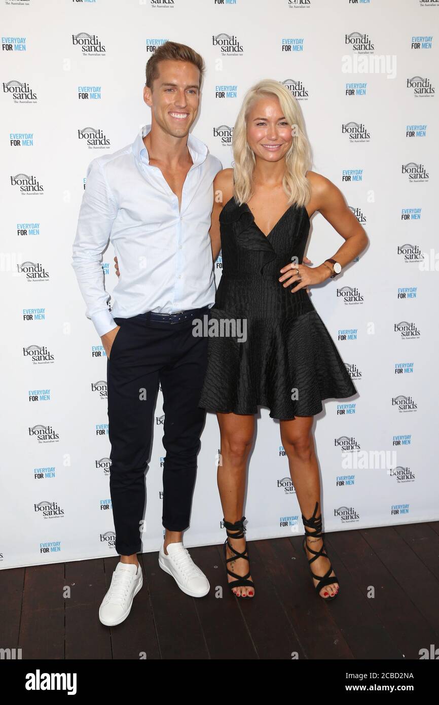 Matt Suleau and Caroline Groth attend the BONDI SANDS (Australia’s ...
