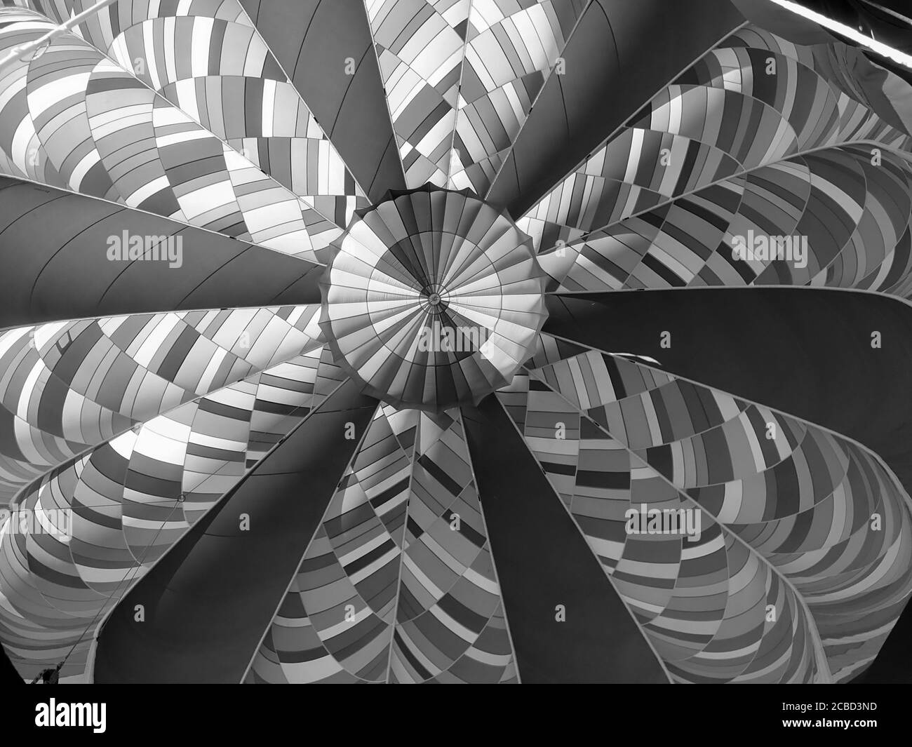 Hot air balloon on the ground Stock Photo - Alamy