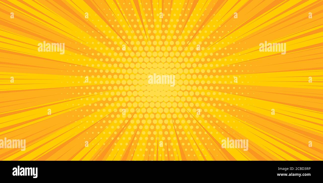 Pop art yellow comics book cartoon magazine cover Stock Vector Image ...