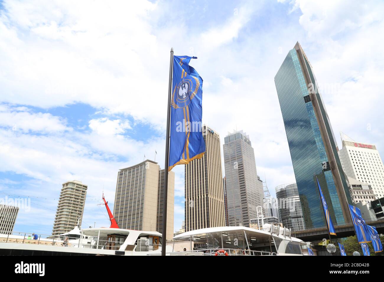 Pacific Rim film set at Circular Quay Stock Photo - Alamy