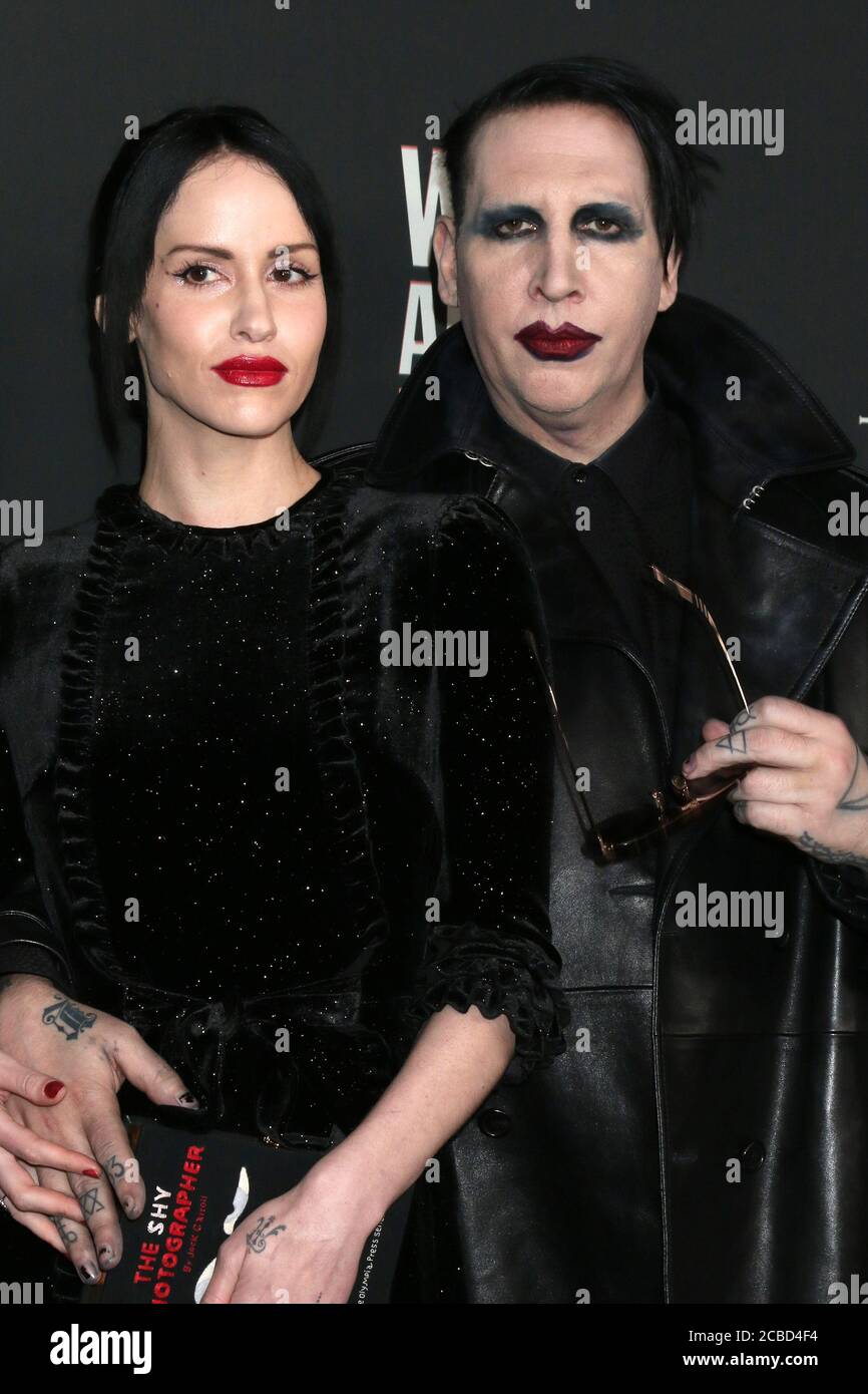 Marilyn Manson And Lindsay Usich
