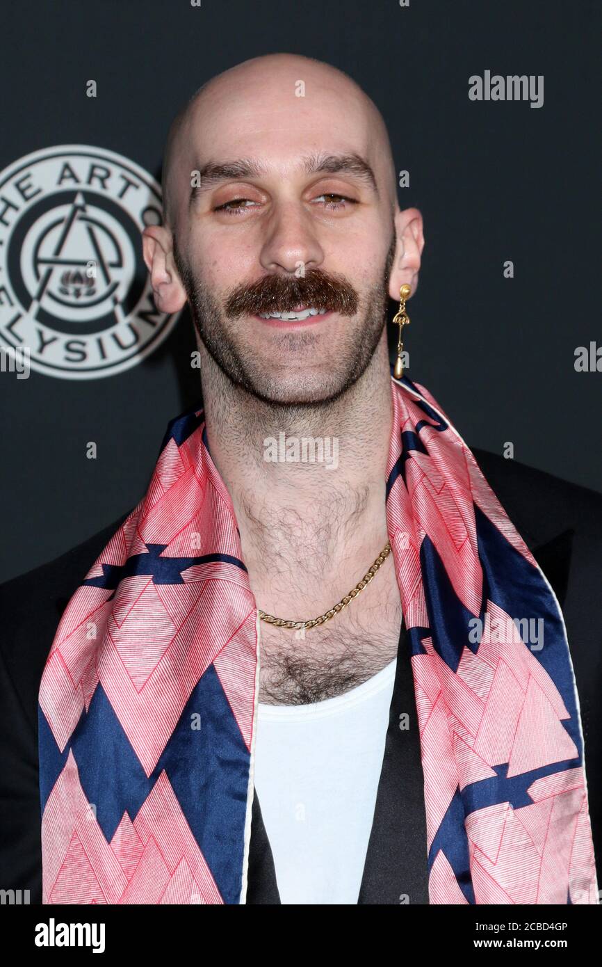 LOS ANGELES - JAN 4: Sam Harris of X Ambassadors at the Art of Elysium ...