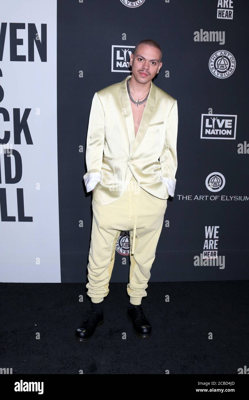 LOS ANGELES - JAN 4: Evan Ross at the Art of Elysium Gala - Arrivals at ...