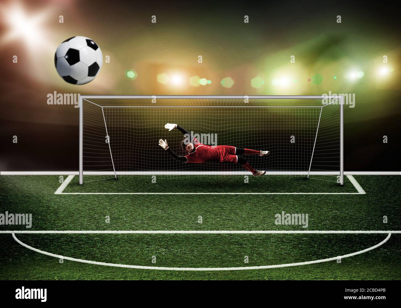 Goalkeeper determination hi-res stock photography and images - Alamy