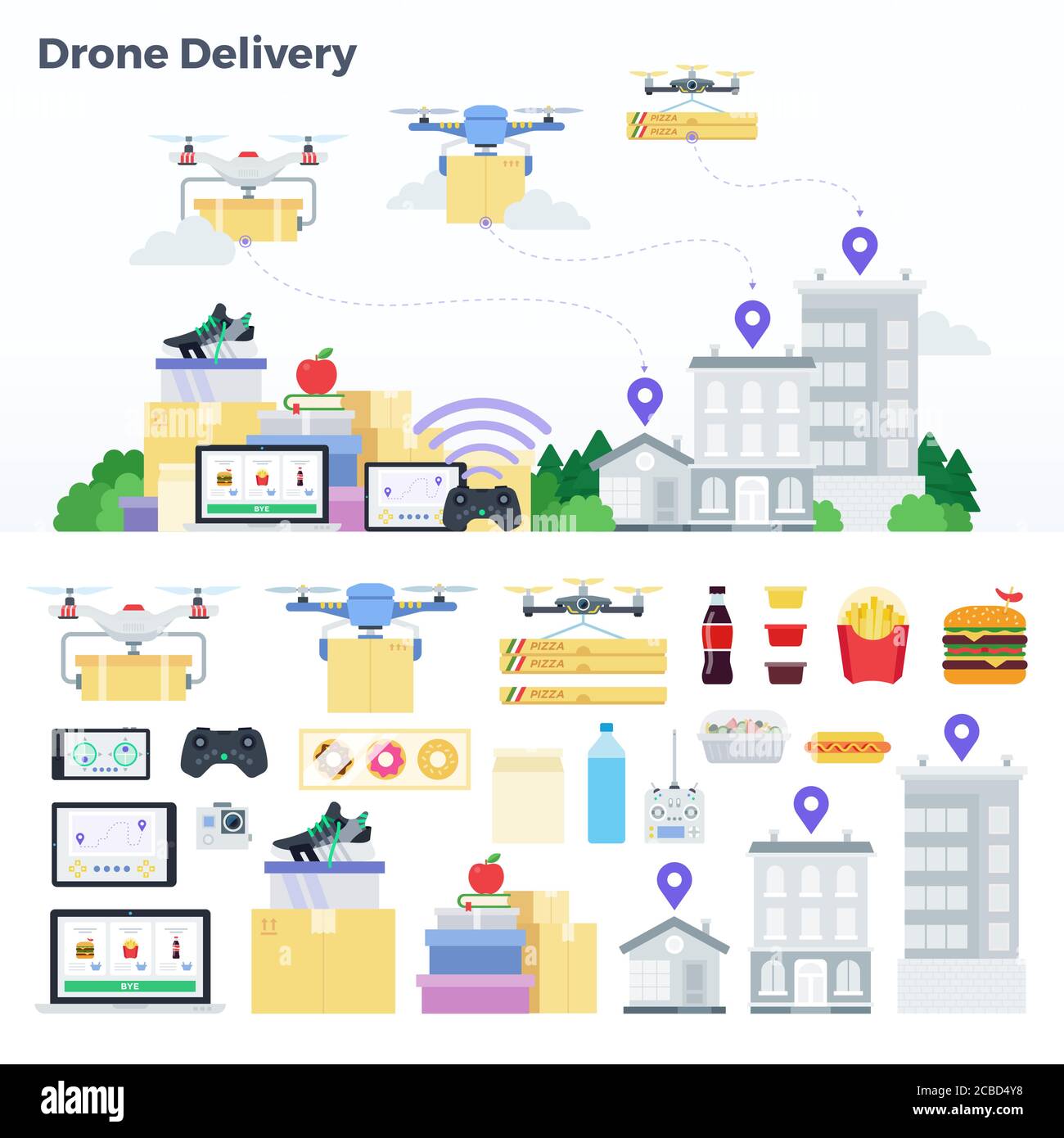 Vehicle control points Stock Vector Images - Alamy